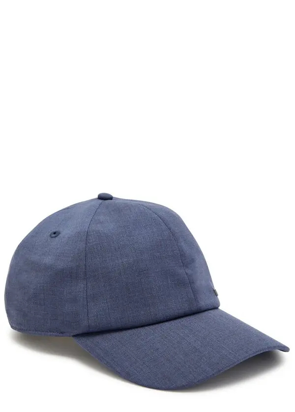 BOSS Logo Wool Cap - Navy