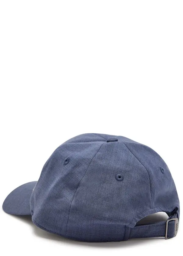 BOSS Logo Wool Cap - Navy