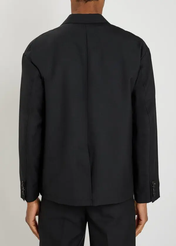 VOWELS Wool And Mohair-blend Blazer