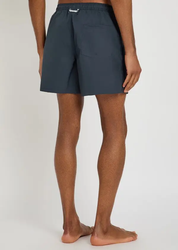 Fred Perry Logo-embroidered Shell Swim Shorts