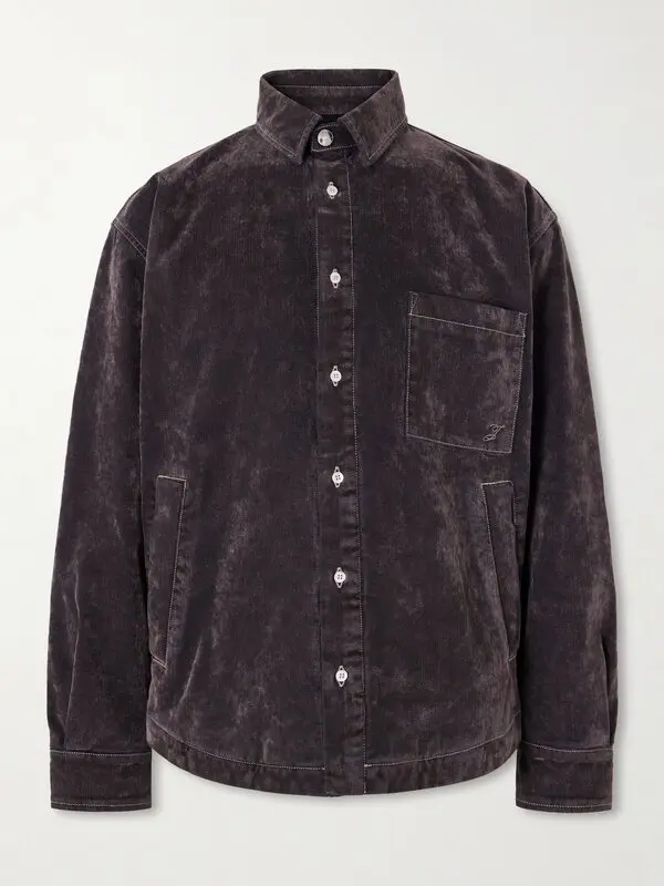 Jacquemus Boulanger Denim Overshirt - Gray