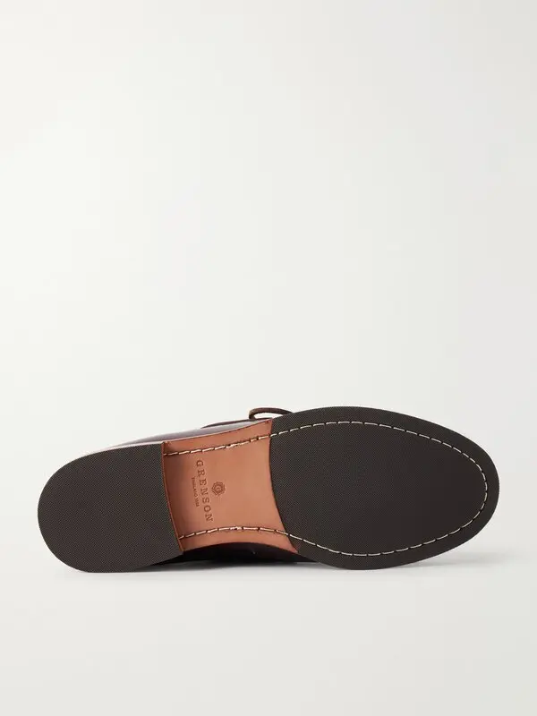 Grenson Claude Leather Boat Shoes