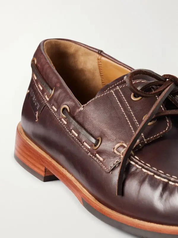 Grenson Claude Leather Boat Shoes