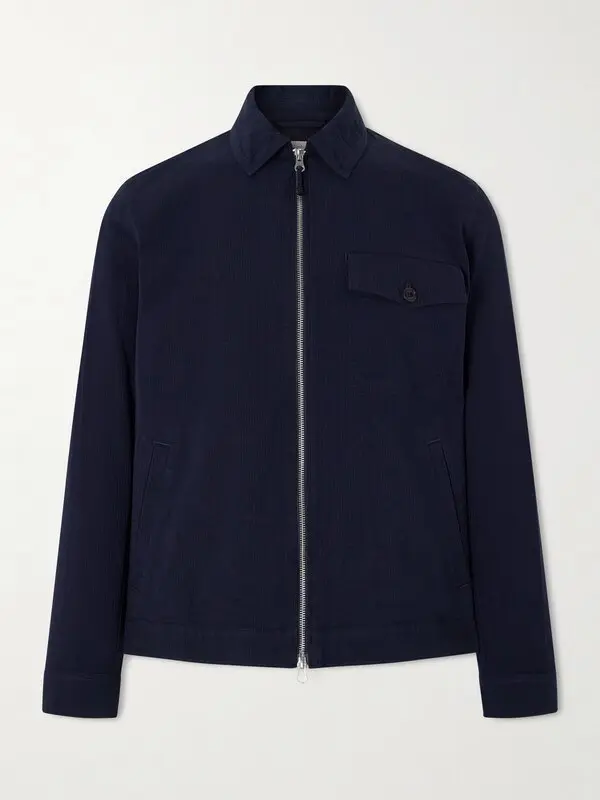 Hartford Danny Cotton Jacket - Blue