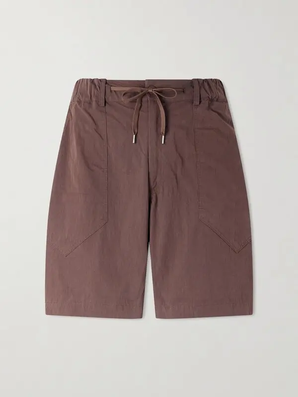 FRIZMWORKS Fatigue Straight-leg Cotton-blend Shorts - Brown
