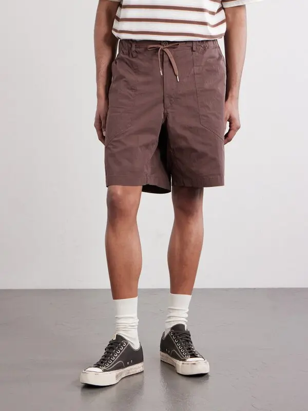 FRIZMWORKS Fatigue Straight-leg Cotton-blend Shorts