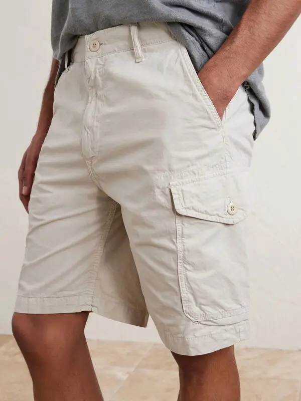 Hartford Battle Straight-leg Cotton Shorts