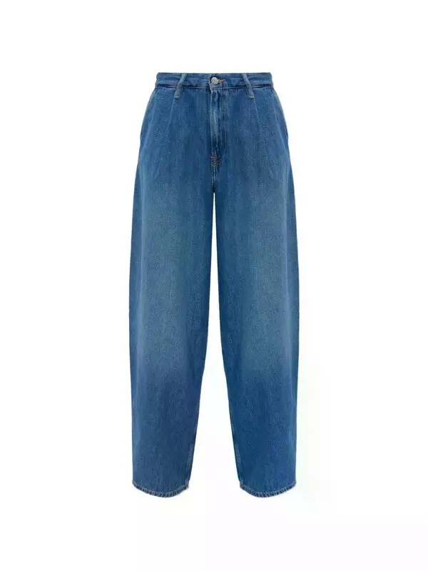 SAMSOE SAMSOE Saharperfluid Pleated Jeans - Blue