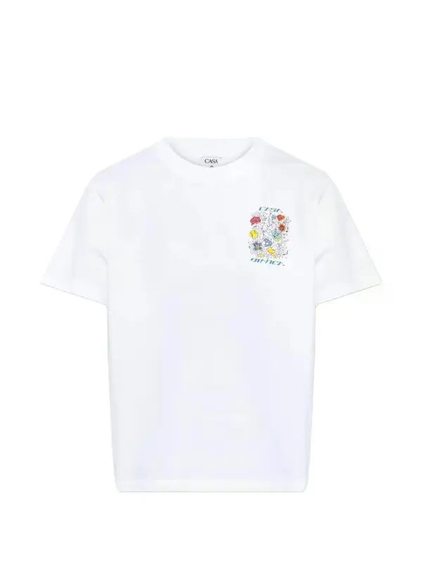 Casablanca Graffiti-print T-shirt - White