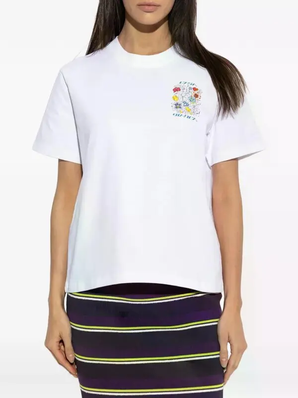 Casablanca Graffiti-print T-shirt - White
