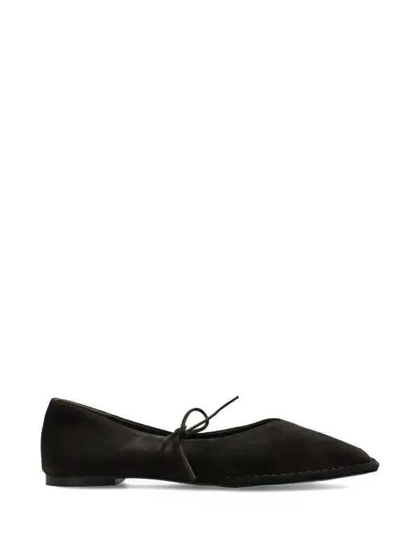 ALOHAS Sway Suede Ballet Flats - Brown