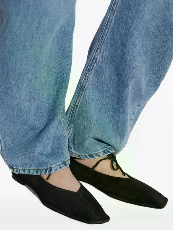 ALOHAS Sway Suede Ballet Flats - Brown