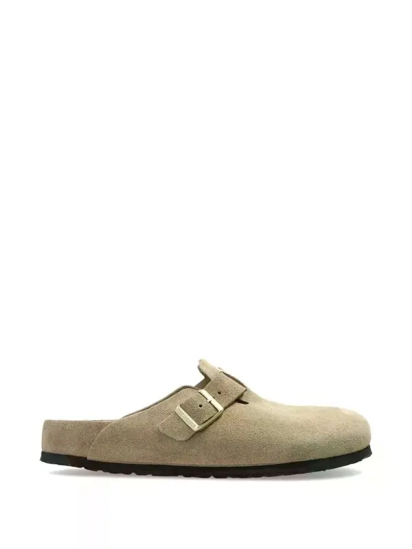BIRKENSTOCK Boston Buckle Mules - Neutrals
