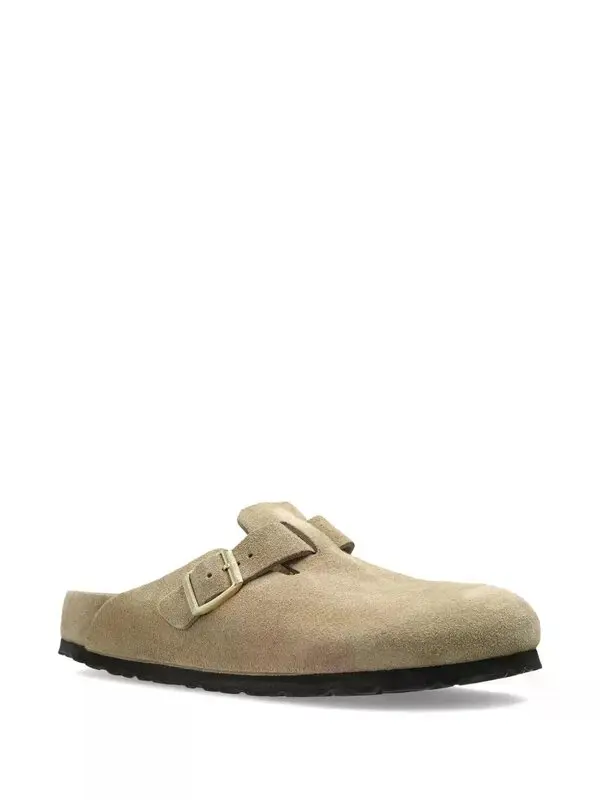 BIRKENSTOCK Boston Buckle Mules - Neutrals