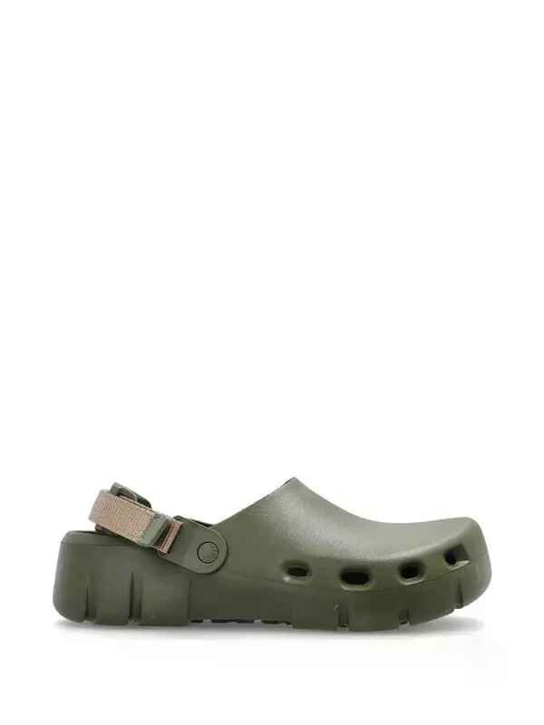 BIRKENSTOCK Birki Flow Tex Strap Clogs - Green