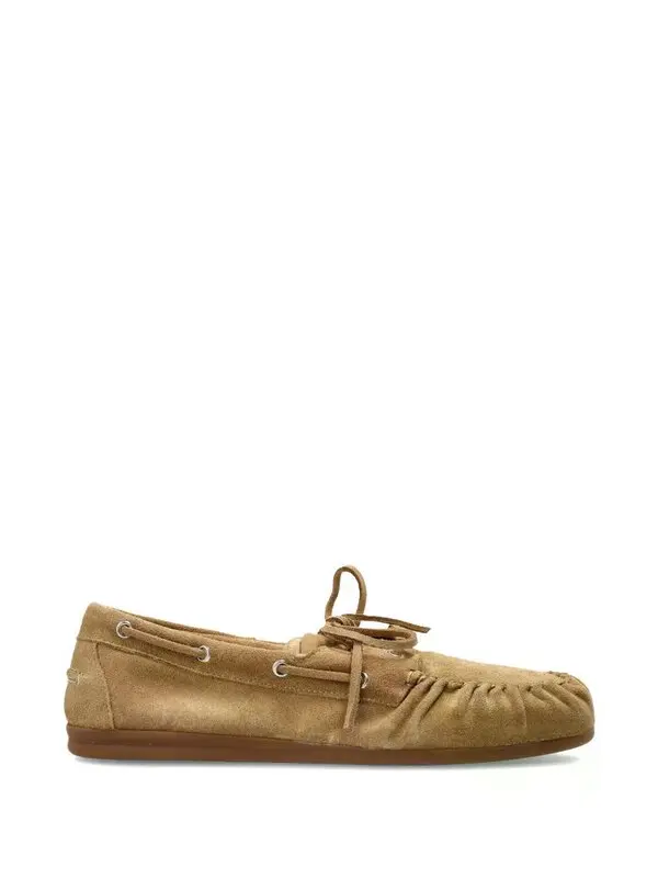 ALOHAS Rowan Suede Loafers - Neutrals