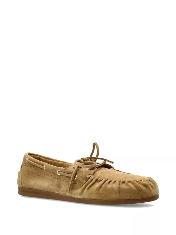 ALOHAS Rowan Suede Loafers - Neutrals