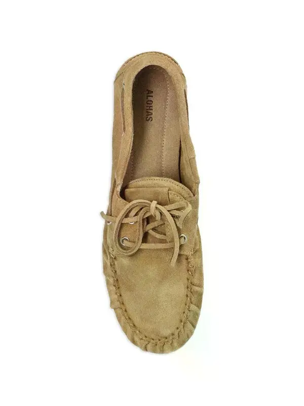 ALOHAS Rowan Suede Loafers - Neutrals