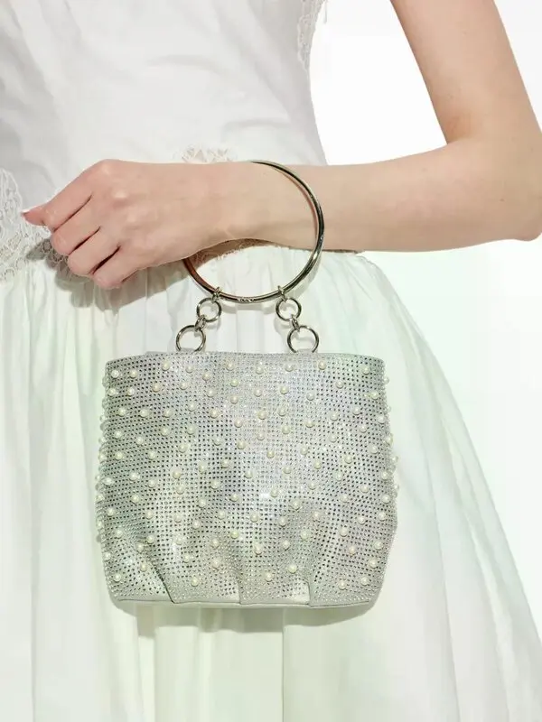 Rodo Faux-pearl Embellished Tote