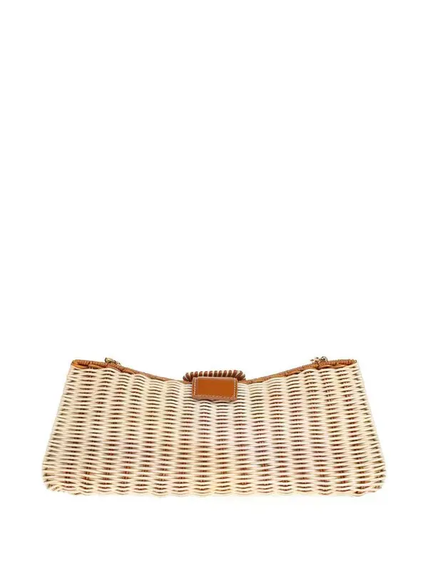 Rodo Buckled Clutch Bag - Neutrals
