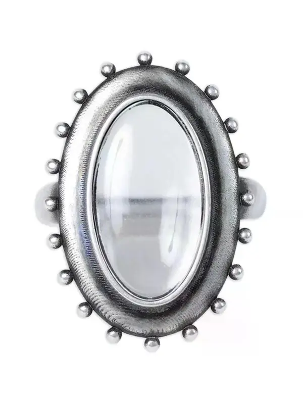 ANN DEMEULEMEESTER Tida Oval Ring - Silver