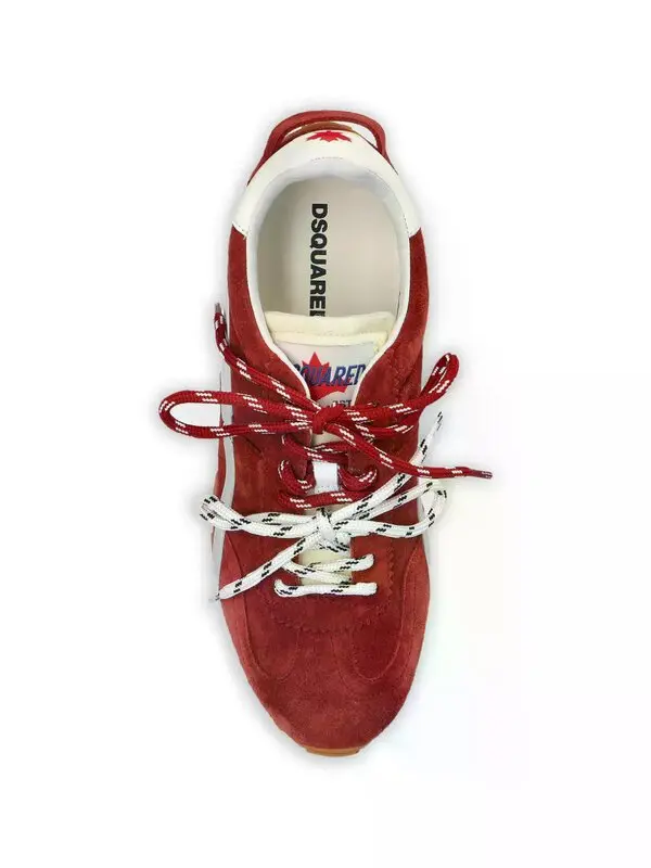 Dsquared2 Contrast Panelled Sneakers - Red
