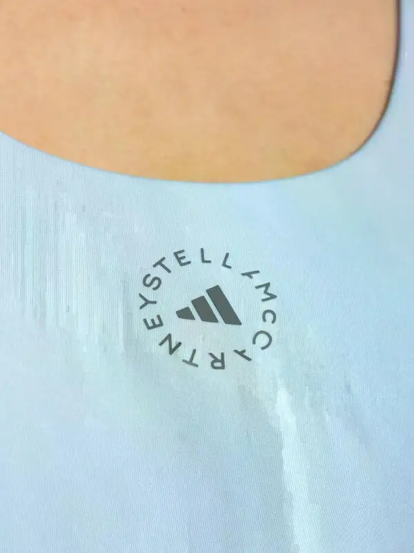 Adidas By Stella McCartney Logo Racerback Tank Top - Blue