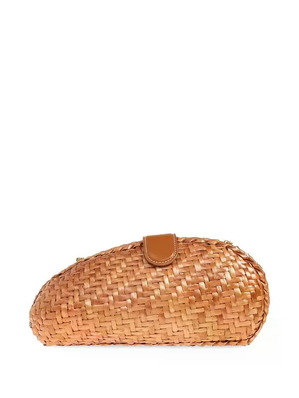 Rodo Raffia Top Handle Clutch