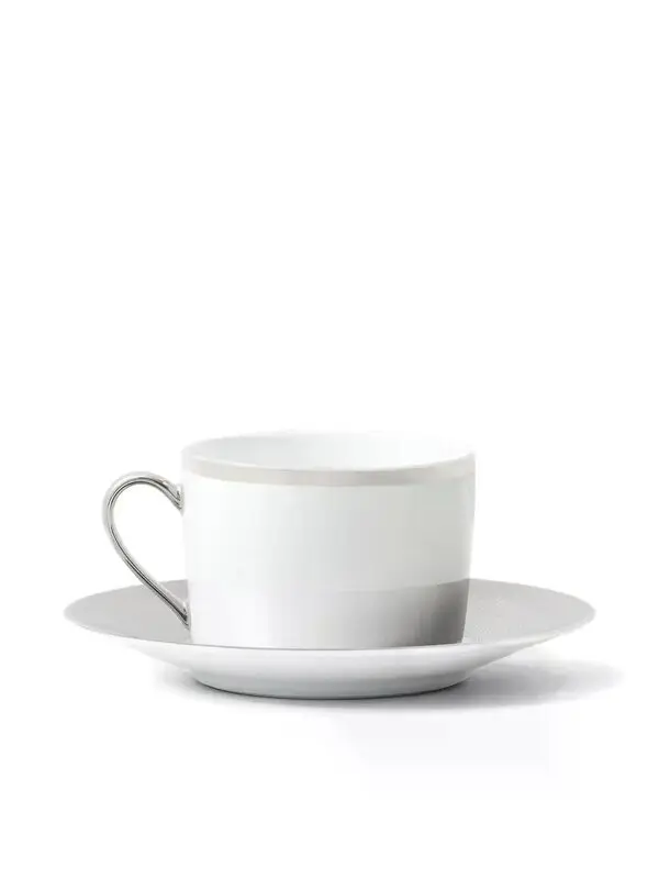 Ralph Lauren Hewitt Porcelain Tea Cup & Saucer - White