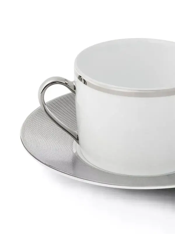 Ralph Lauren Hewitt Porcelain Tea Cup & Saucer