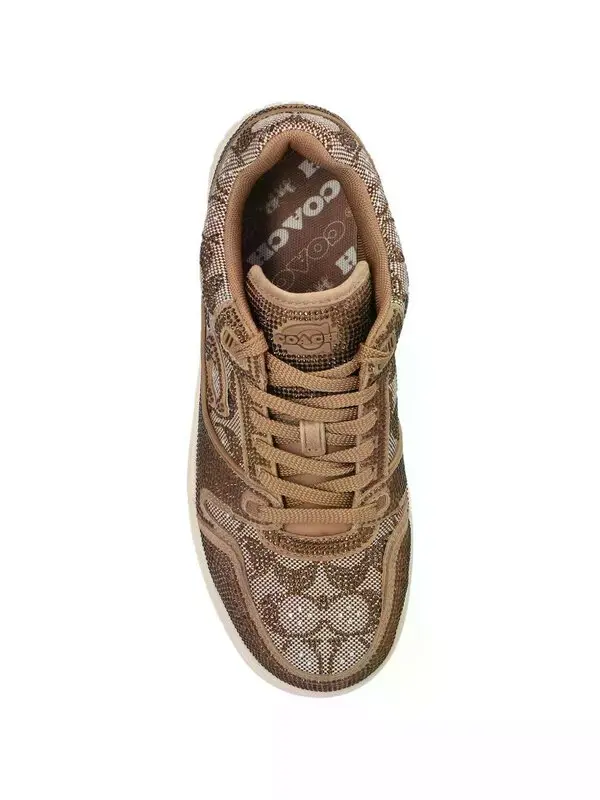 COACH Pattern Lace-up Sneakers