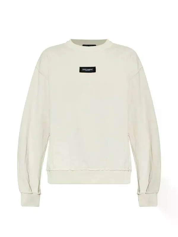Dolce & Gabbana Raw-trim Sweatshirt