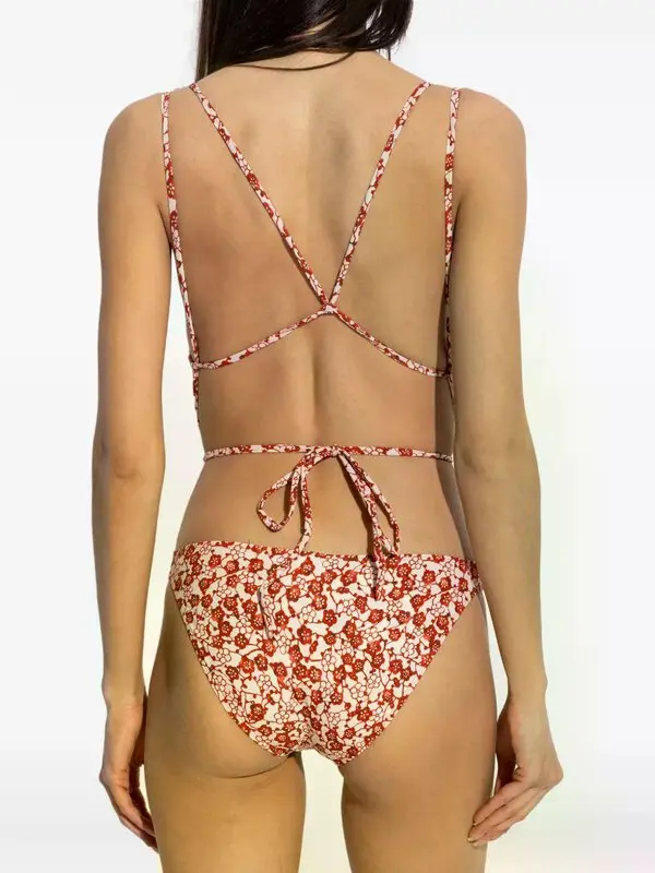 Isabel Marant Étoile Tenisia Floral Swimsuit - White