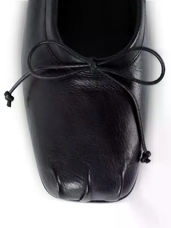 ANN DEMEULEMEESTER Paloma Ribbon Calfskin Ballet Flats