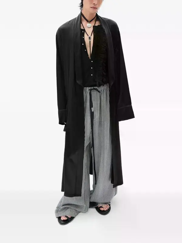 ANN DEMEULEMEESTER Maris Ruffled Long-sleeve Top