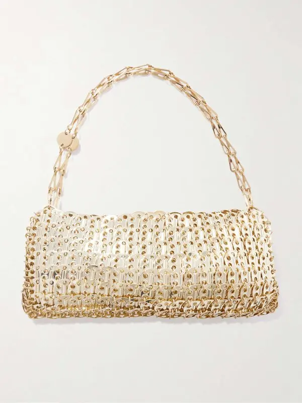 Rabanne Crystal-embellished Chainmail Shoulder Bag