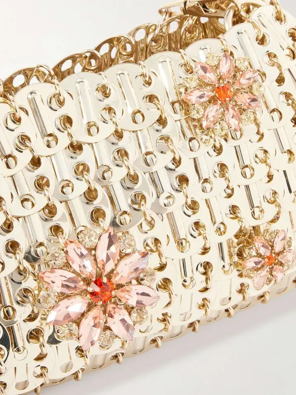 Rabanne Crystal-embellished Chainmail Shoulder Bag