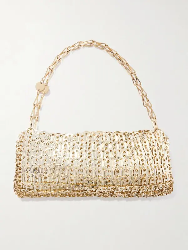 Rabanne Crystal-embellished Chainmail Shoulder Bag