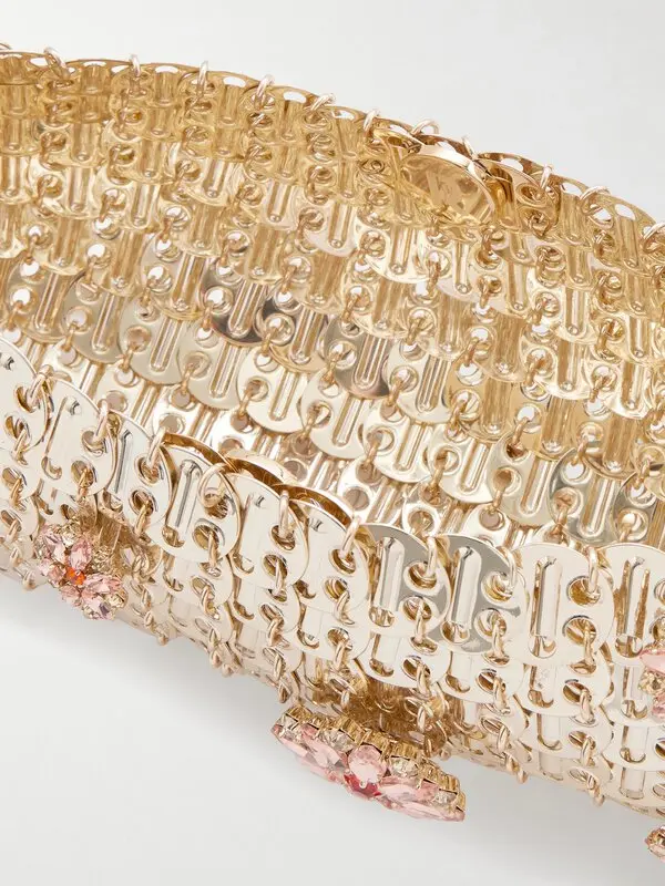 Rabanne Crystal-embellished Chainmail Shoulder Bag