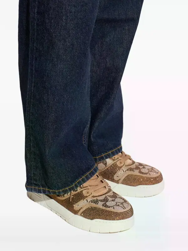 COACH Pattern Lace-up Sneakers