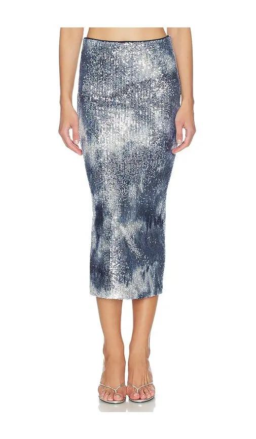 Le Superbe Shibori Shine Liza Skirt