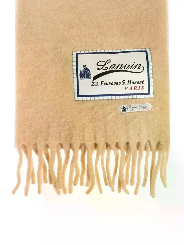 LANVIN Fringed Scarf - Neutrals
