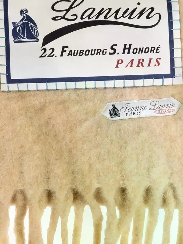 LANVIN Fringed Scarf - Neutrals