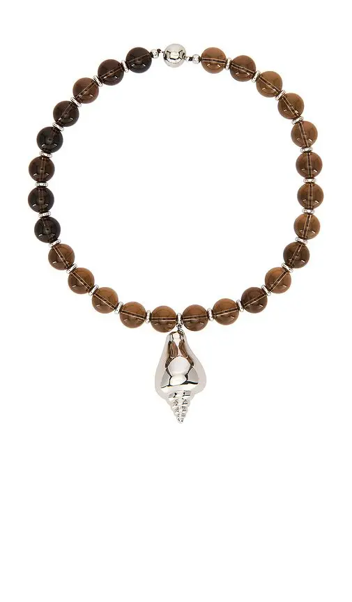 JULIETTA Pontini Necklace - Tortoise & Silver