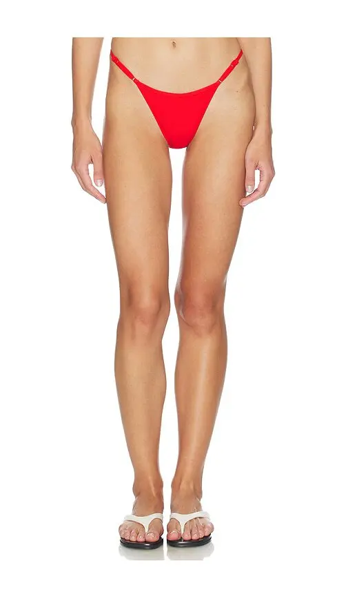 TROPIC OF C Luna Bikini Bottom - Tomato