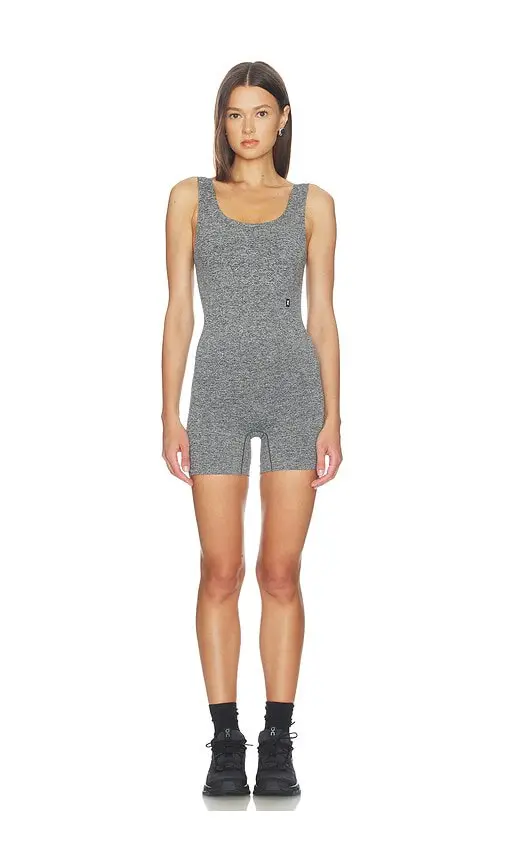 On Studio Knit Romper - Graphite Heather