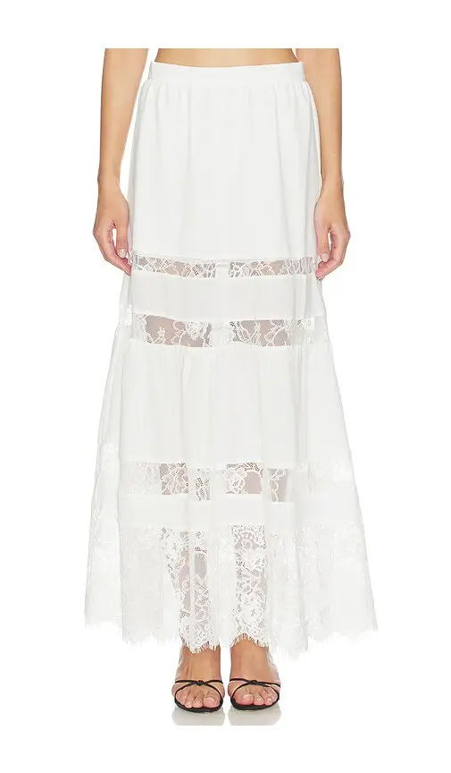 FLEUR DU MAL Adeline Maxi Skirt