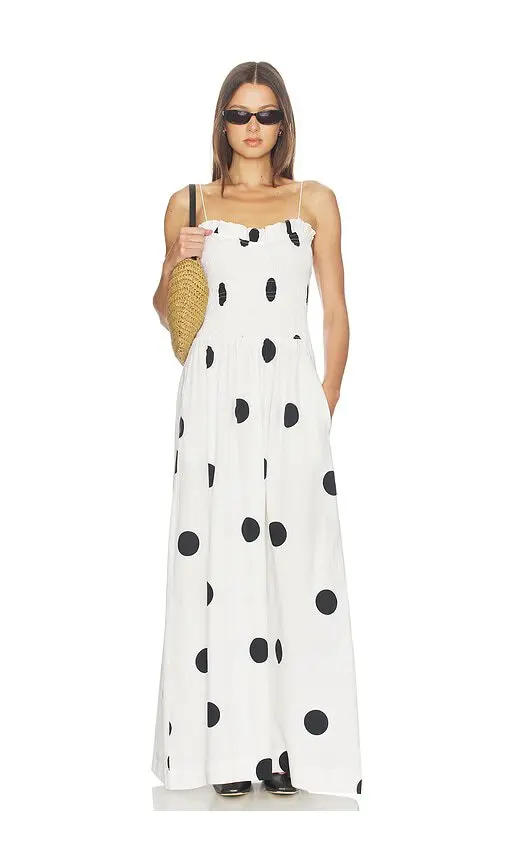 SWF Ruffled Bodice Maxi Dress