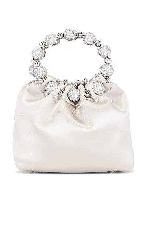 VERAFIED Diamond Bag In Metallic - Silver