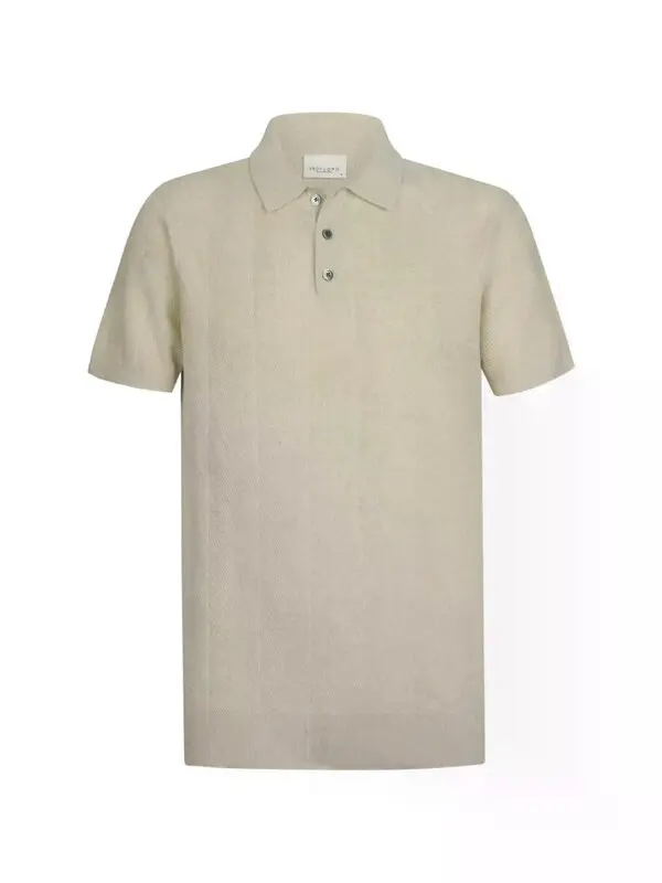 PROFUOMO Herringbone Polo Shirt